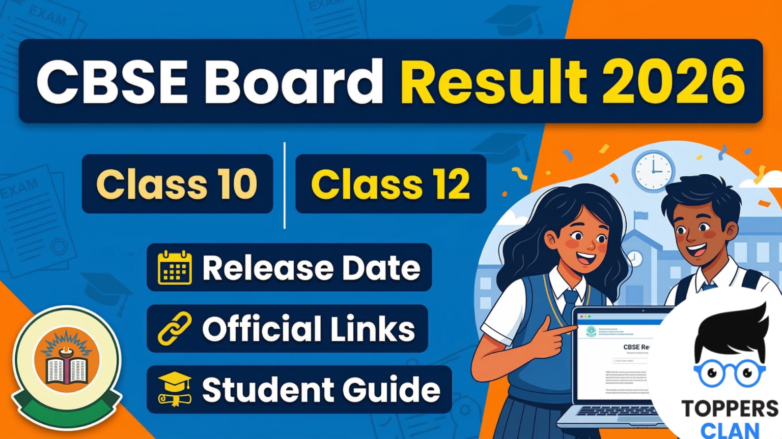 CBSE Board Result 2026: Class 10 & 12 Release Date, Official Links, and ...