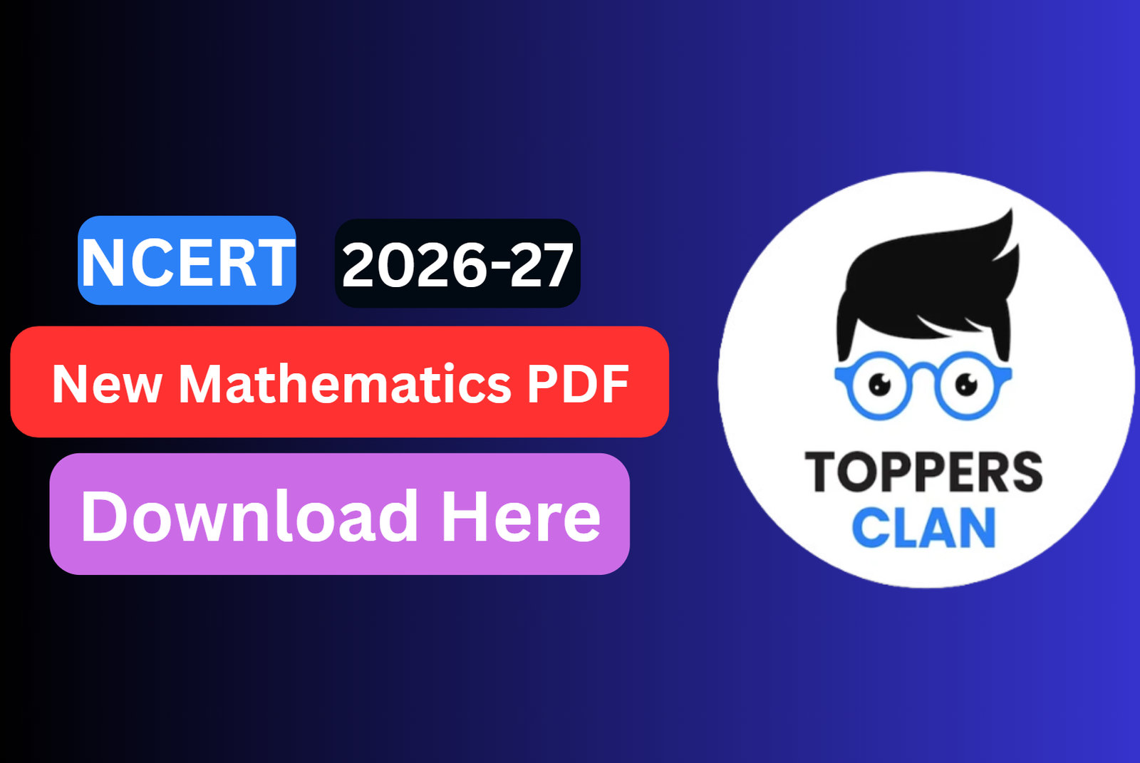 Class 9 Mathematics 2026–27: NCERT Book PDF Download - Toppers Clan